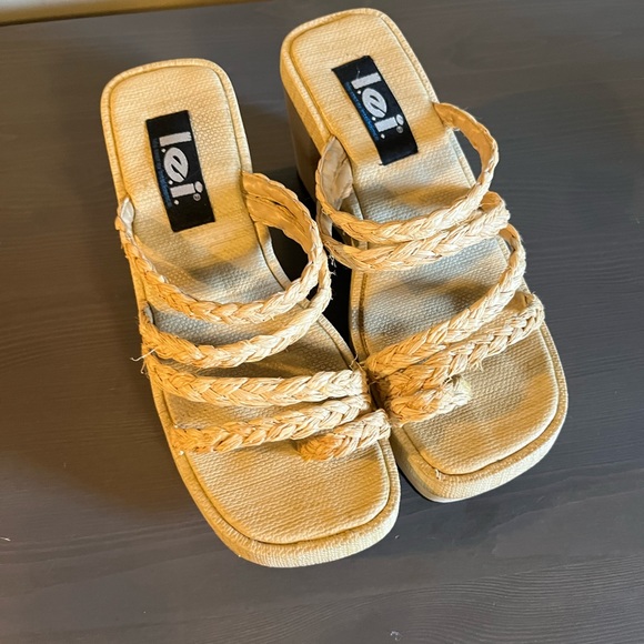 lei | Shoes | Lei Vintage 9s Y2k Platform Sandals New | Poshmark